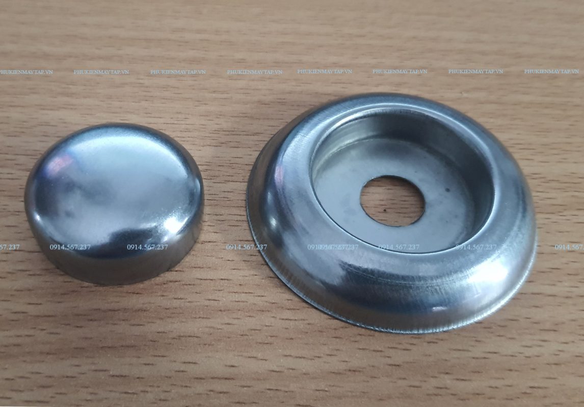 Nắp chặn vòng bi, nắp hông inox D60 70 máy tập ngoài trời